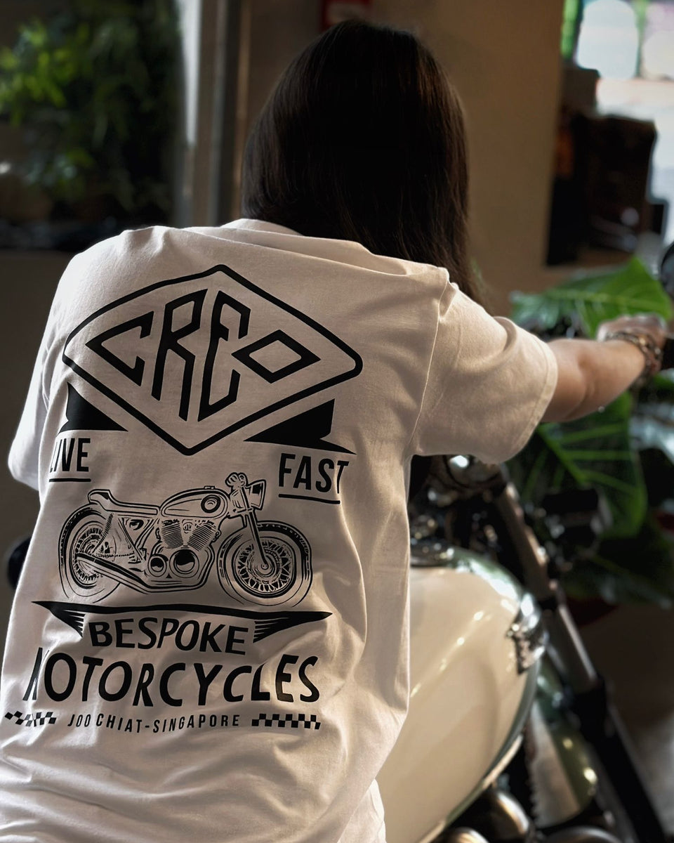 White Creo Live Fast (Bespoke) – Creo Customs